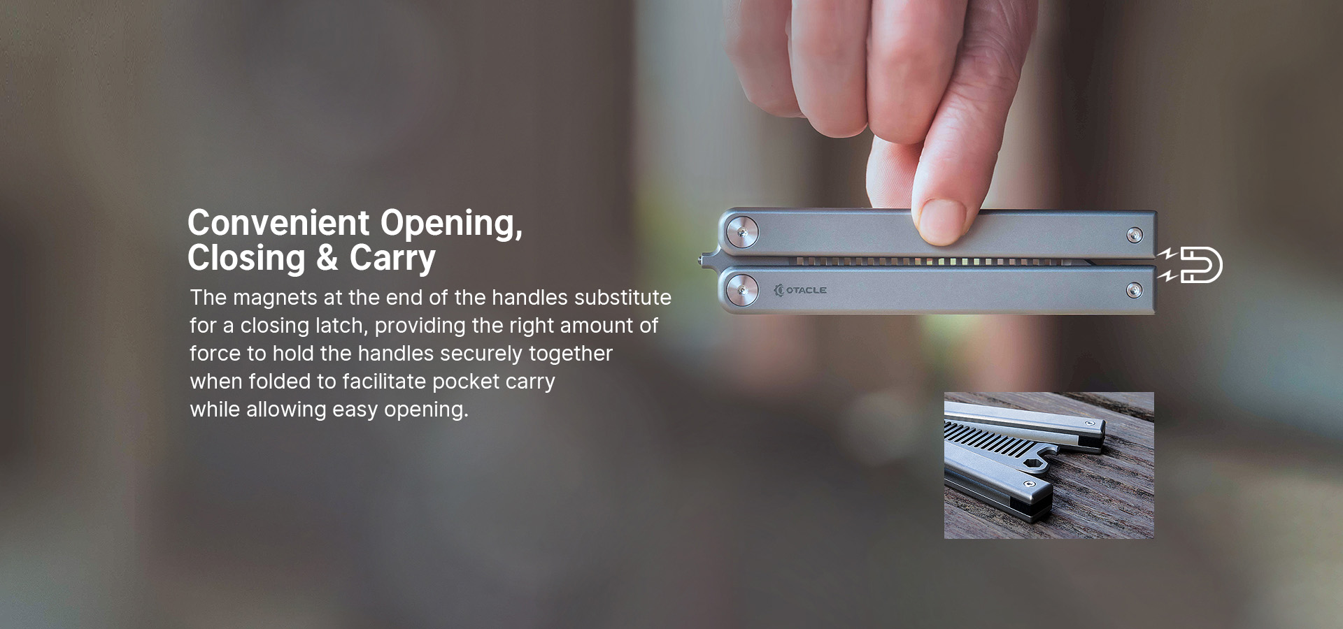 Olight Otacle T2 Multifunctional Titanium Butterfly Comb - Olight Canada