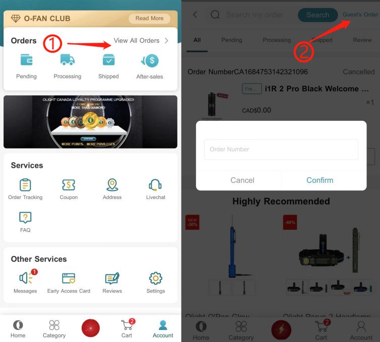 Website User Guide for Olight Products - Olight Canada